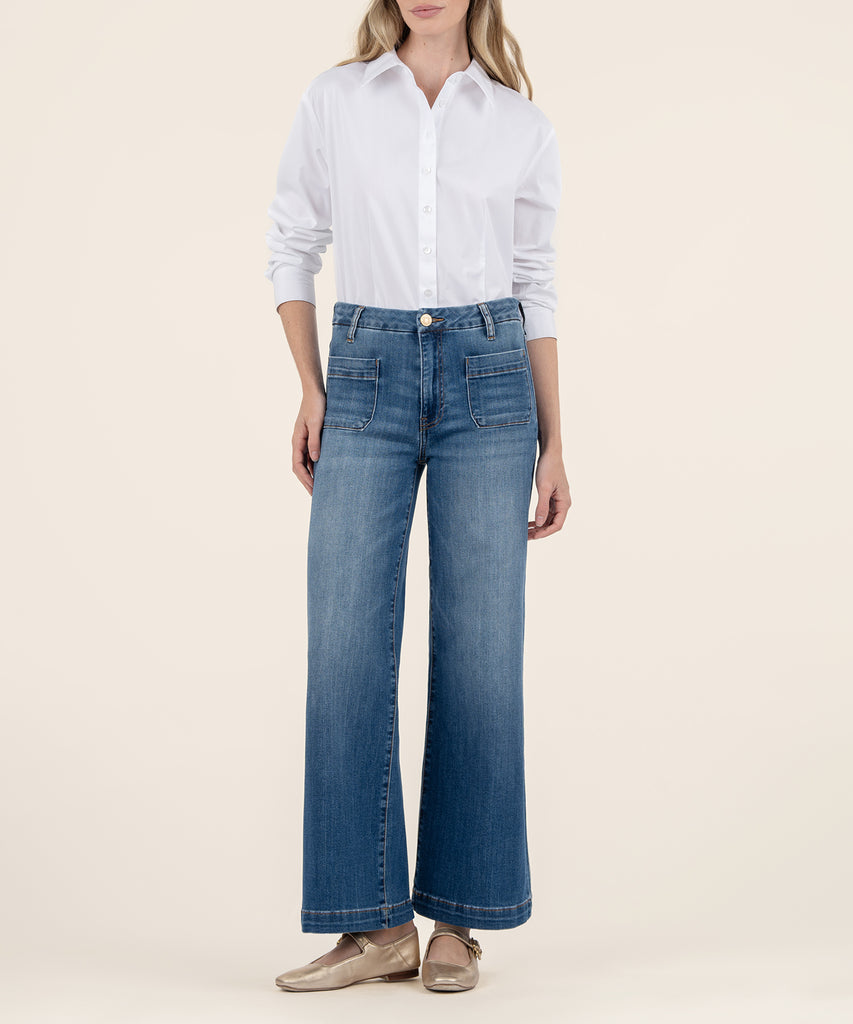 Meg High Rise Wide Leg - Kut from the Kloth