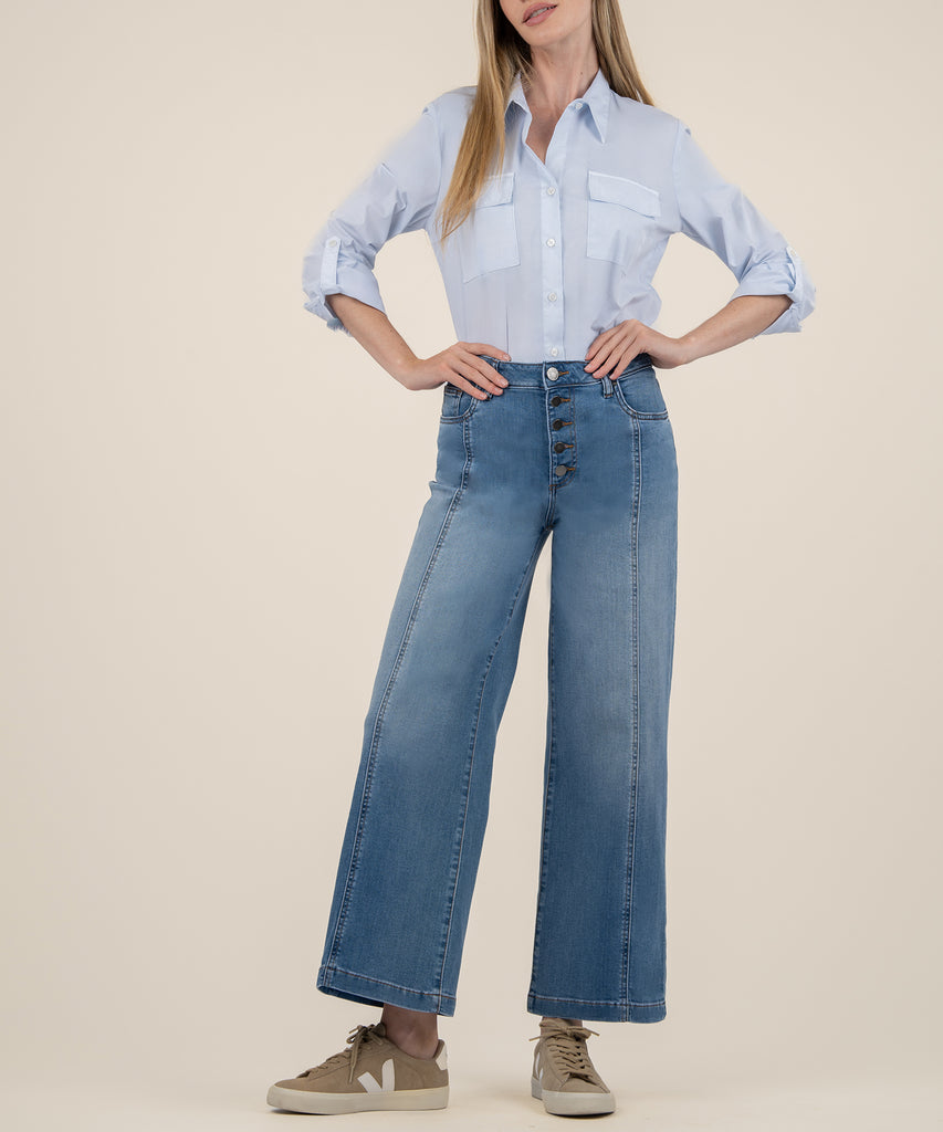 Meg High Rise Wide Leg - Kut from the Kloth