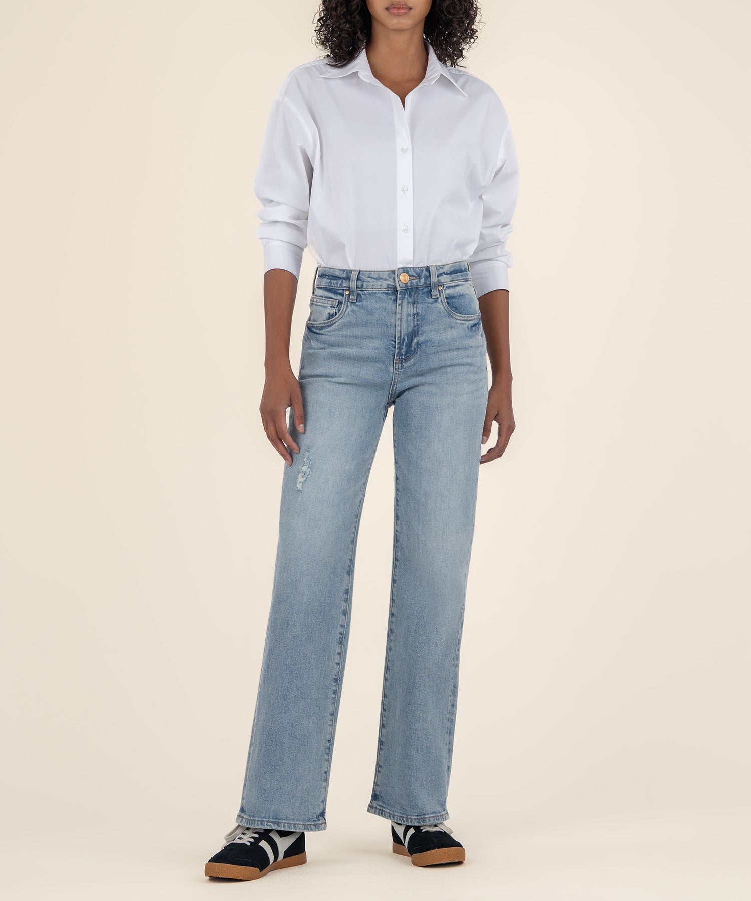 Miller High Rise Wide Leg - 14 / Candescent W/Medium Base Wash - Kut ...