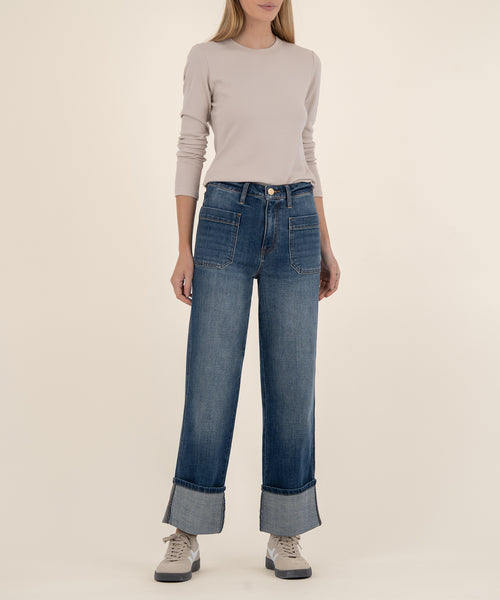 Sienna High Rise Straight Leg - FINAL SALE - Kut from the Kloth